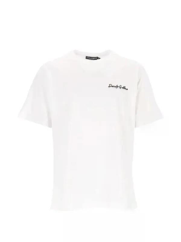 Dolce & Gabbana Logo-embroidered T-shirt