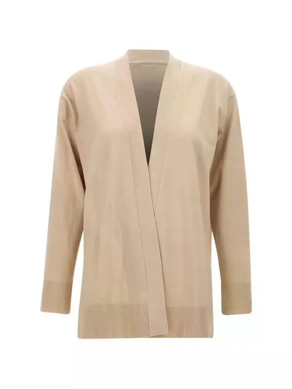 ELENA MIRÒ Side-slit Open-front Cardigan