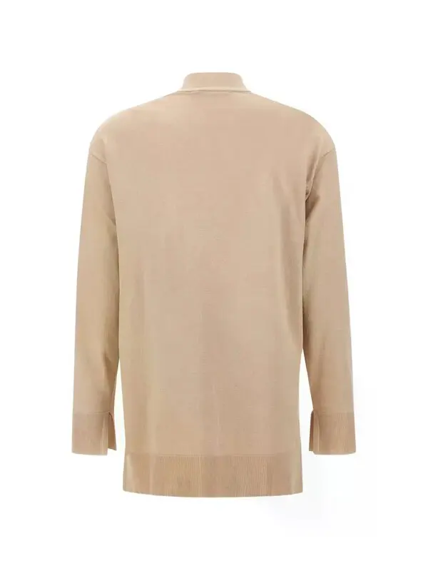 ELENA MIRÒ Side-slit Open-front Cardigan