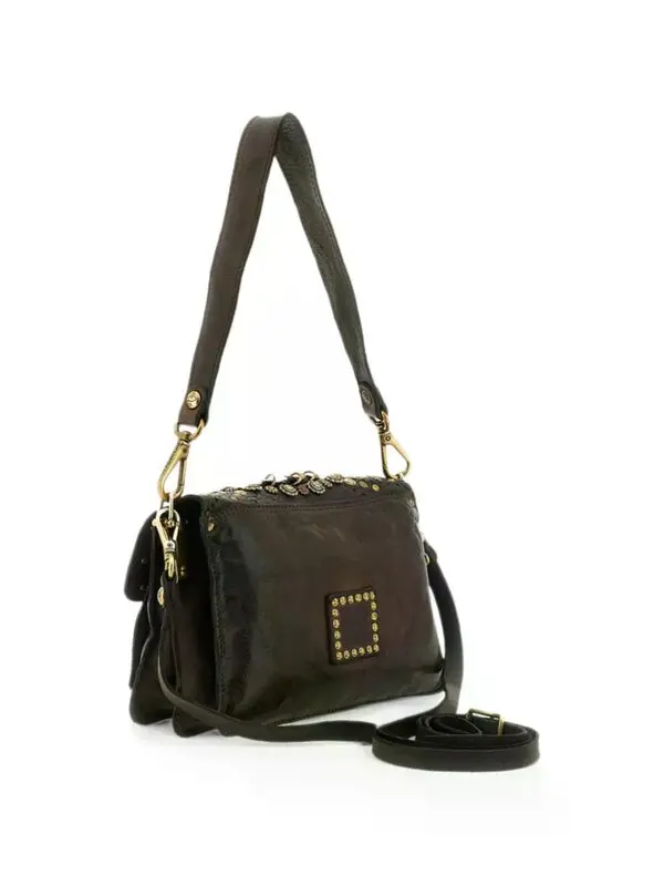 CAMPOMAGGI Agnese Stud-embellished Coin-detail Shoulder Bag