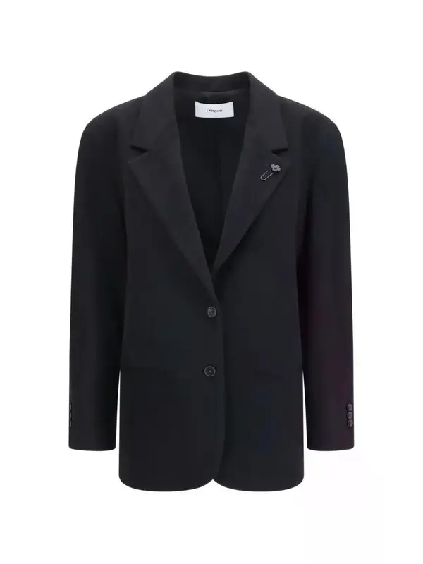 LARDINI Flower-detail Single-breasted Jacket