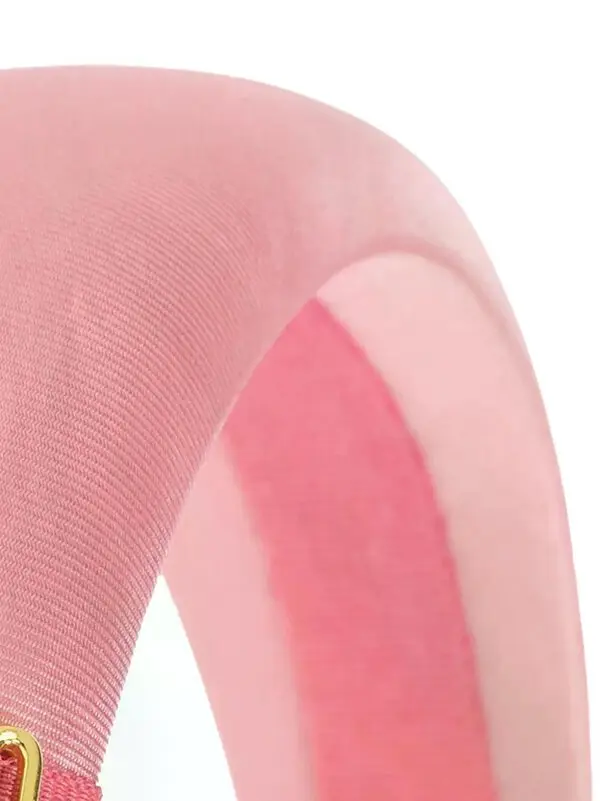 Moschino Logo-plaque Padded Headband