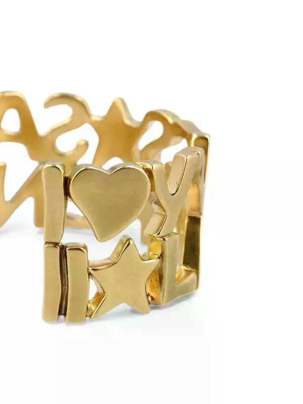 Saint Laurent Yves Cuff In Metal