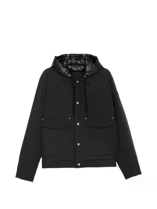 Moose Knuckles Hooded Logo-patch Jacket