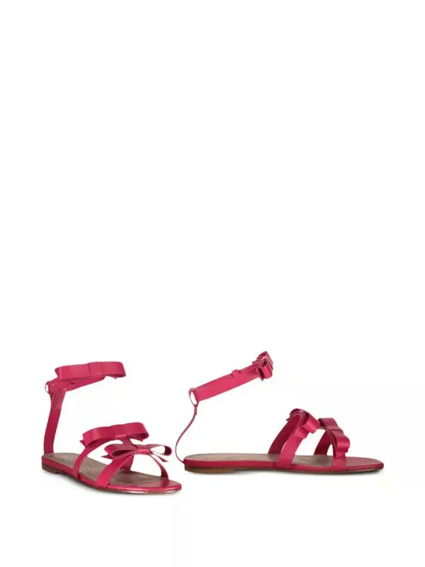 Red Valentino Bow-detail Calf Leather Sandals