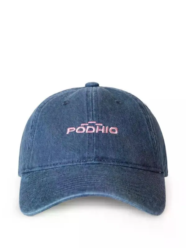 PODHIO Baseball Cap With Logo Embroidery - Blue