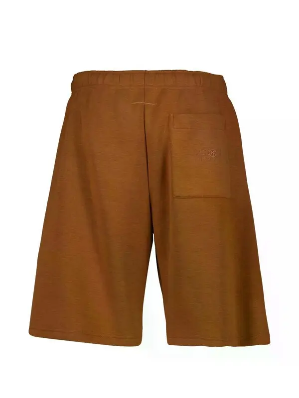 MAISON MARGIELA Elasticated-waistband Logo-print Shorts
