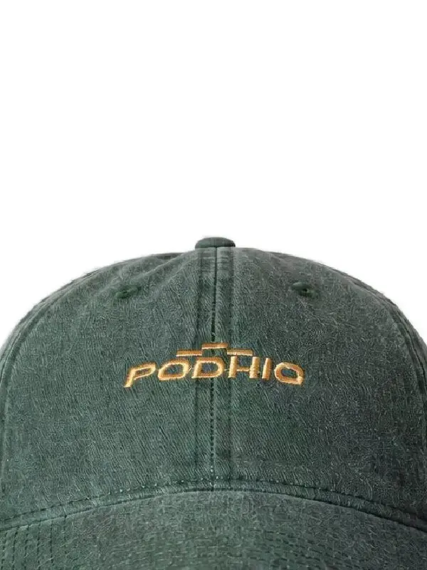 PODHIO Embroidered Logo Baseball Cap - Green