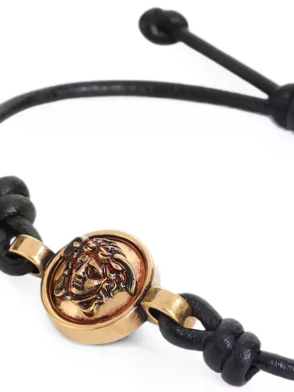 Versace Medusa Leather Bracelets - Gold