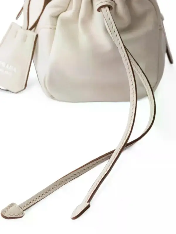 Prada Bonnie Small Leather Bag - White