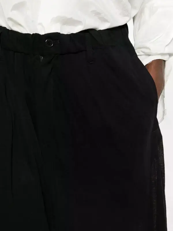 Yohji Yamamoto Wide Leg Elasticated Waistband Shorts