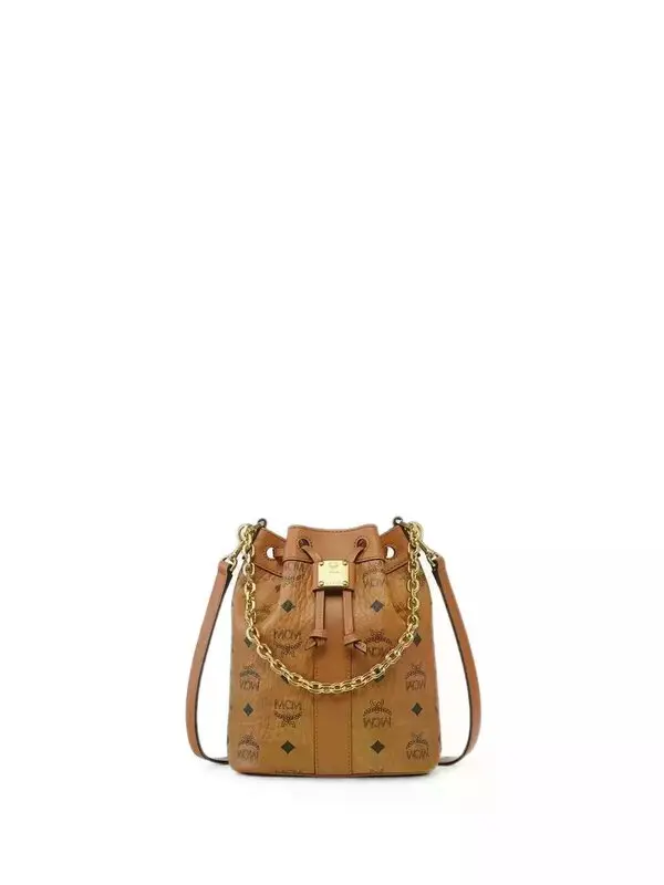 Mcm Mini Dessau Monogram-print Shoulder Bag