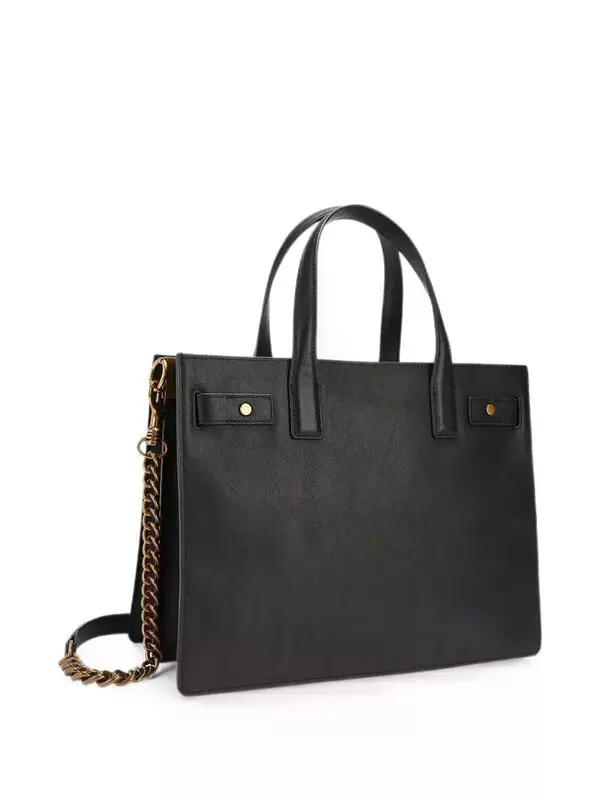 Kurt Geiger Tote Bag With Eagle Embellishment And Scarf Detail - Black