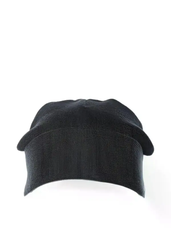 Armani Exchange Fine-knit Turn-up Beanie Hat