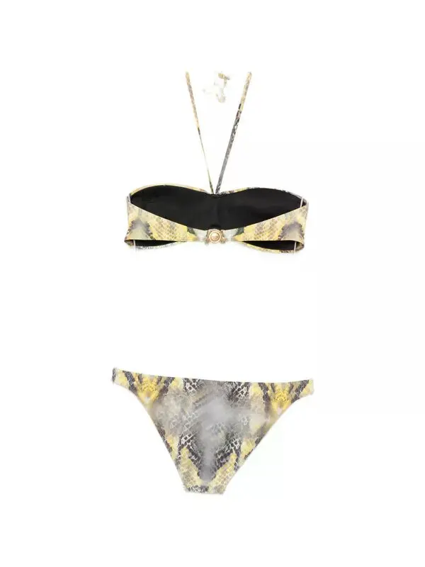 Balmain Snakeskin-print Bikini