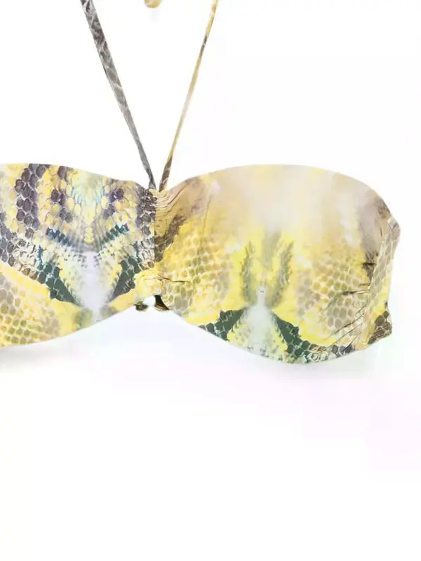 Balmain Snakeskin-print Bikini