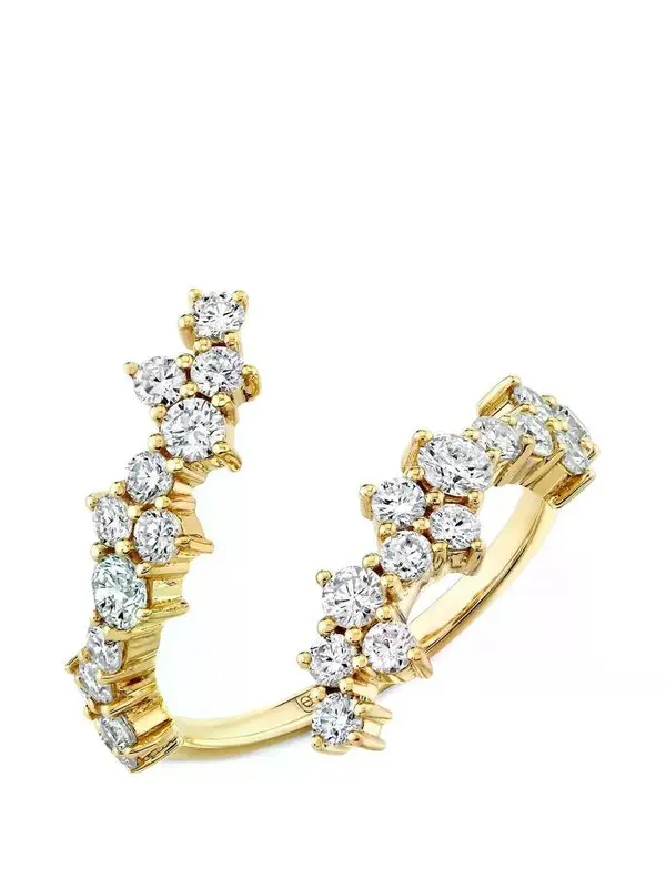 SYDNEY EVAN Diamond Cocktail Wrap Ring In 14k Yellow - Gold