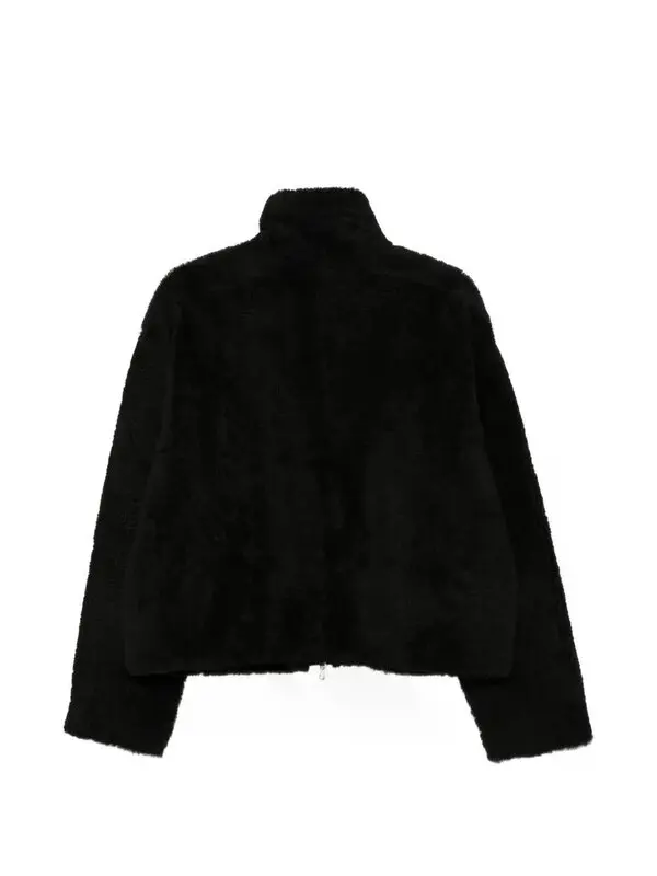 UTZON Shearling Zip-up Reversible Jacket