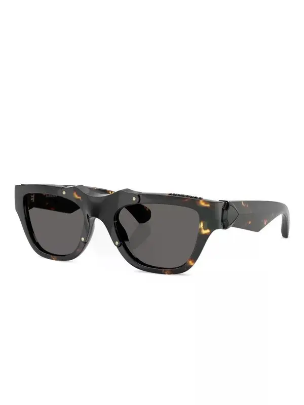 Burberry Tortoiseshell Geometric Sunglasses