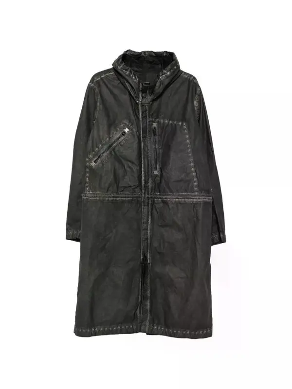 ISAAC SELLAM EXPERIENCE Etanche Hooded Coat