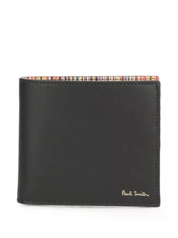 Paul Smith Leather Signature Strip Interior Billfold Wallet