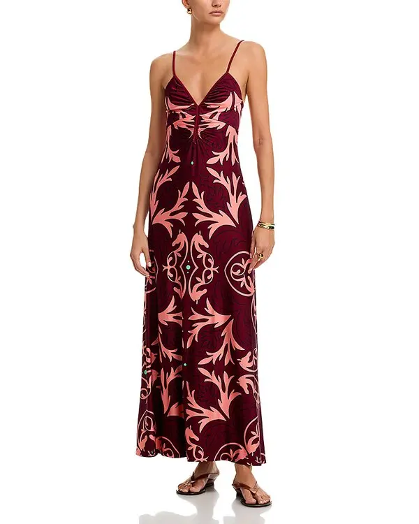Johanna Ortiz The Lone Muse Maxi Dress - Wine