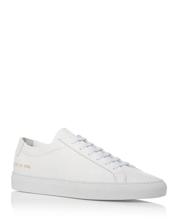 COMMON PROJECTS Original Achilles Low Top Sole 1658 Sneakers - White