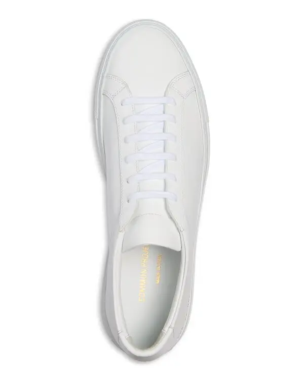 COMMON PROJECTS Original Achilles Low Top Sole 1658 Sneakers - White
