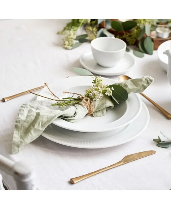 PILLIVUYT Plisse 8.5" Soup Plate, Set Of 4