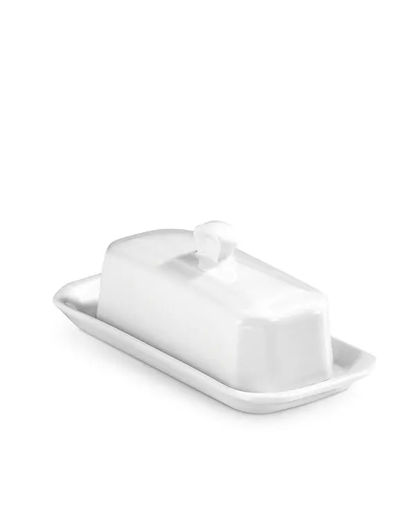 PILLIVUYT Butter Tray With Cover, American Style - White