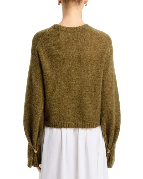 BY MALENE BIRGER Cierrou Soft Crewneck Cardigan