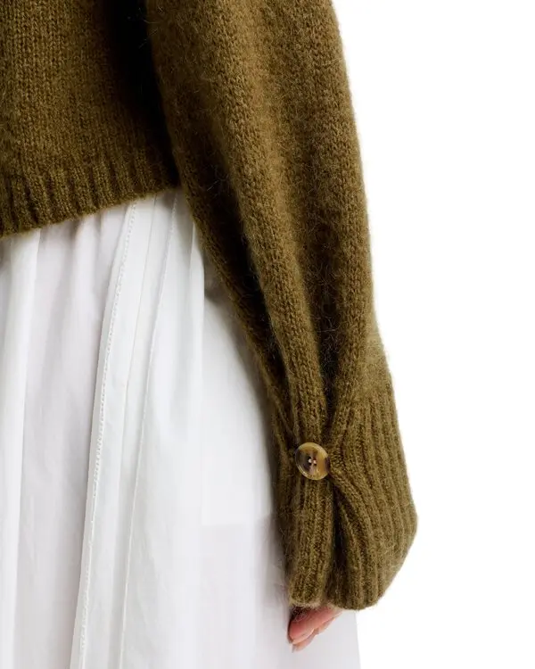 BY MALENE BIRGER Cierrou Soft Crewneck Cardigan