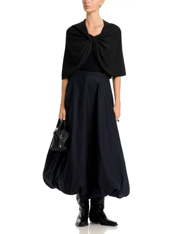 BY MALENE BIRGER Pinne Twisted Cape - Black