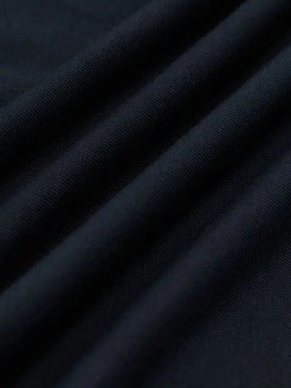 REISS Sia Cotton Off-shoulder T-shirt - Navy