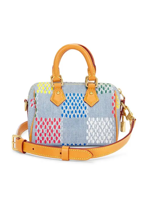 LOUIS VUITTON Speedy Bandouliere 18 Handbag - Blue