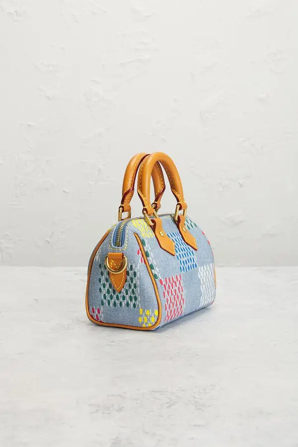LOUIS VUITTON Speedy Bandouliere 18 Handbag - Blue