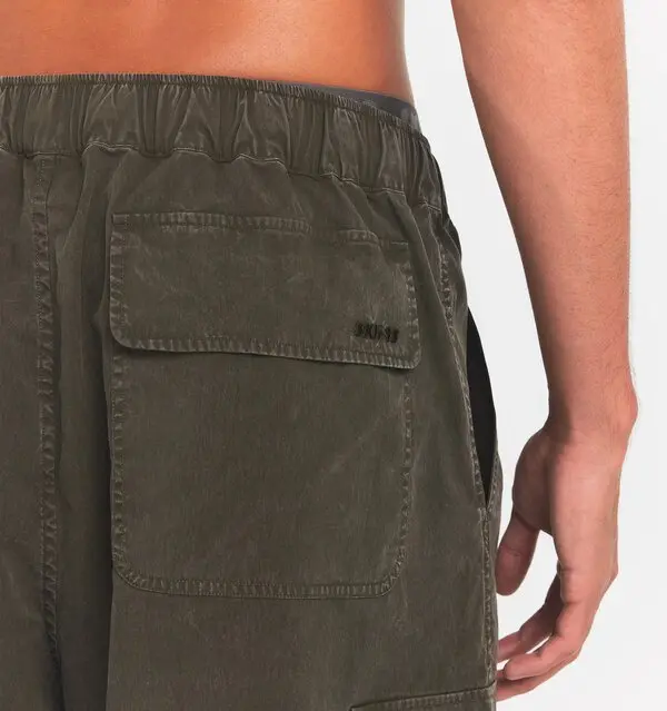 SKIMS Relaxed Cargo Short | Grey | | Woven