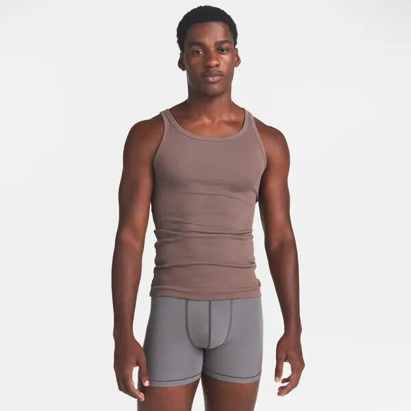 SKIMS Rib Tank Top 3 Pack | Black | Large | Cotton
