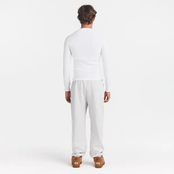 SKIMS Rib Henley | White | | Cotton