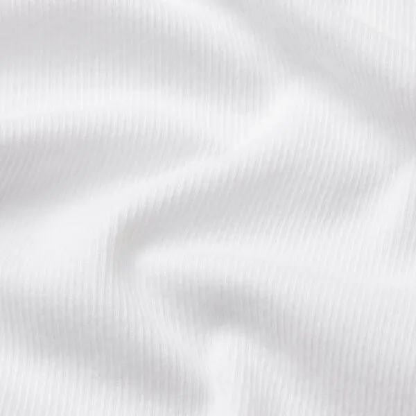 SKIMS Rib Henley | White | | Cotton