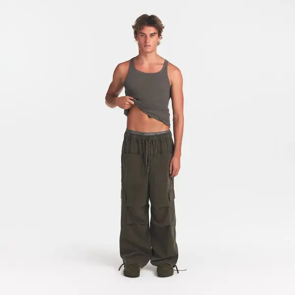 SKIMS Cargo Pants | Grey | | Woven