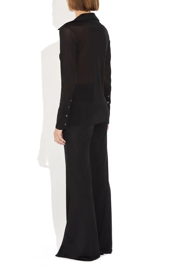 THE PARK Serge Semi-sheer Top