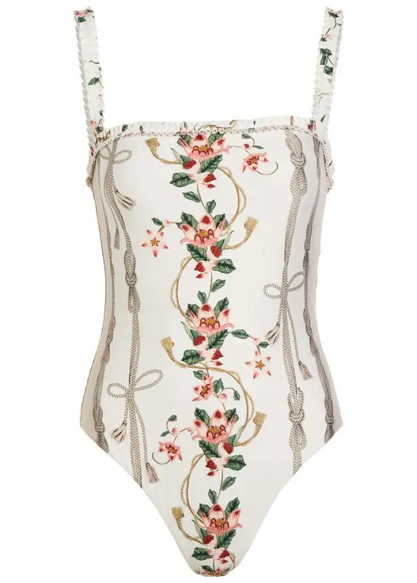 Agua Bendita Embroidered Swimsuit - Multicoloured 1