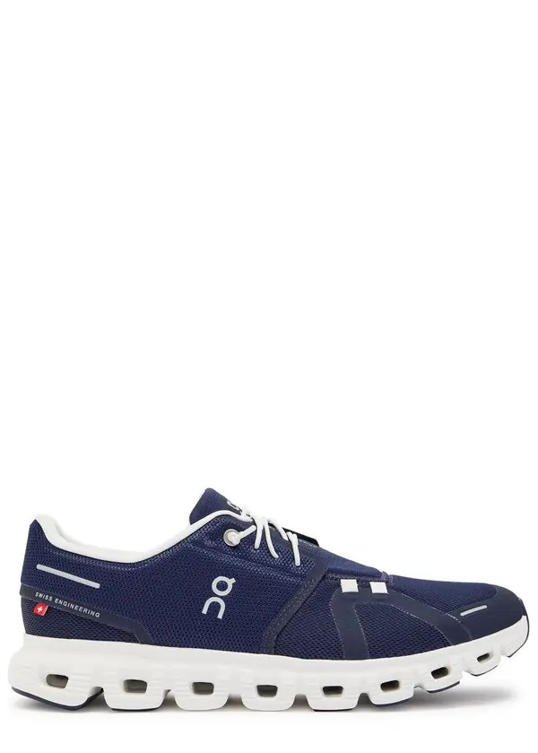 On Cloud 6 Panelled Mesh Sneakers