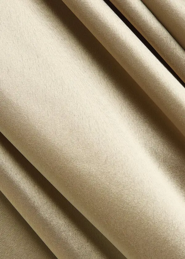 Galvan Sienna Scarf-neck Satin Gown