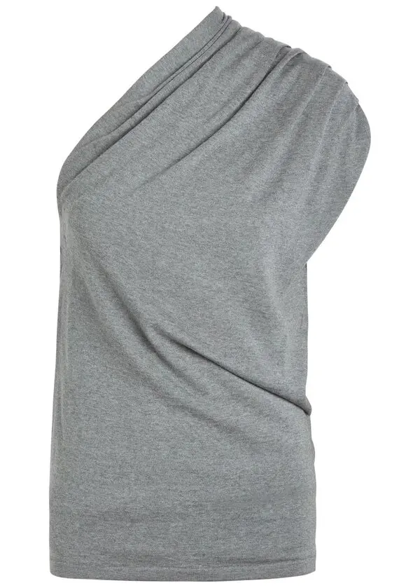 ARMARIUM Marcella One-shoulder Wool And Cashmere-blend Top