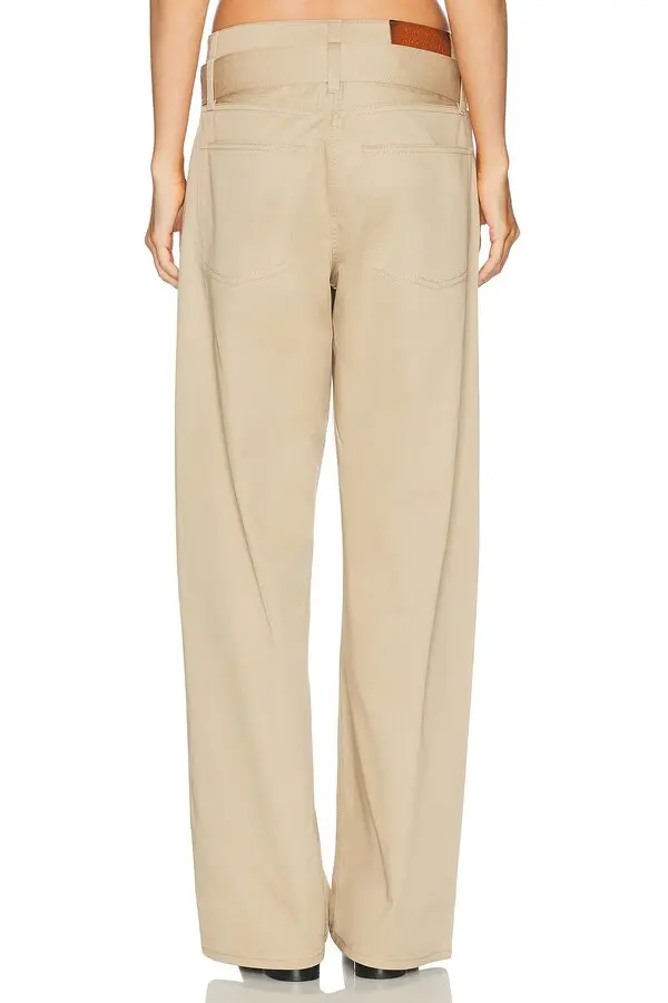 Acne Studios Tailored Twill Trousers - Pale Beige