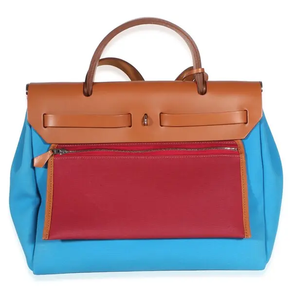 Hermès Herbag Zip 31 Bag - Blue