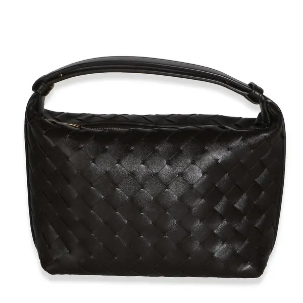 Bottega Veneta Fondant Nappa Intrecciato Calfskin Wallace - Brown