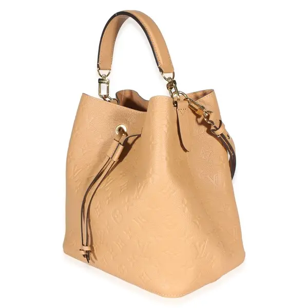 LOUIS VUITTON Arizona Monogram Empreinte Neonoe Mm Shoulder Bag - Tan